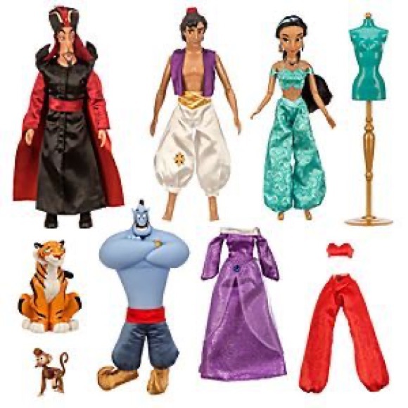 Disney | Toys | Disney Store Aladdin Deluxe Doll Gift Set | Poshmark